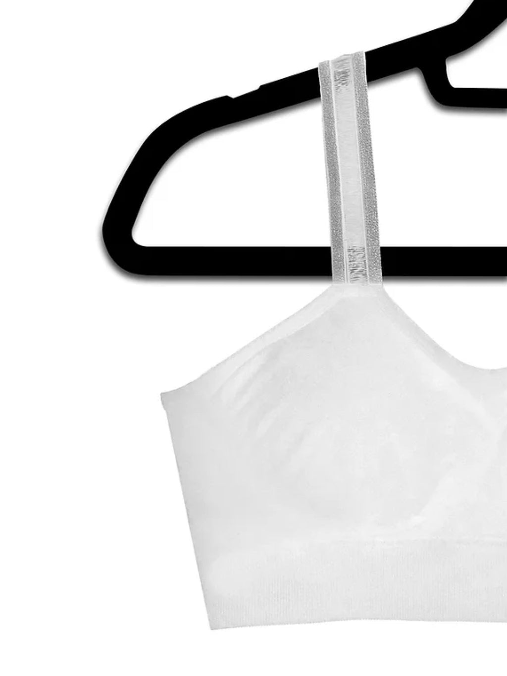 Strap Its - White Silver Metallic Sheer Strap Bra – The Beach Corner LLC